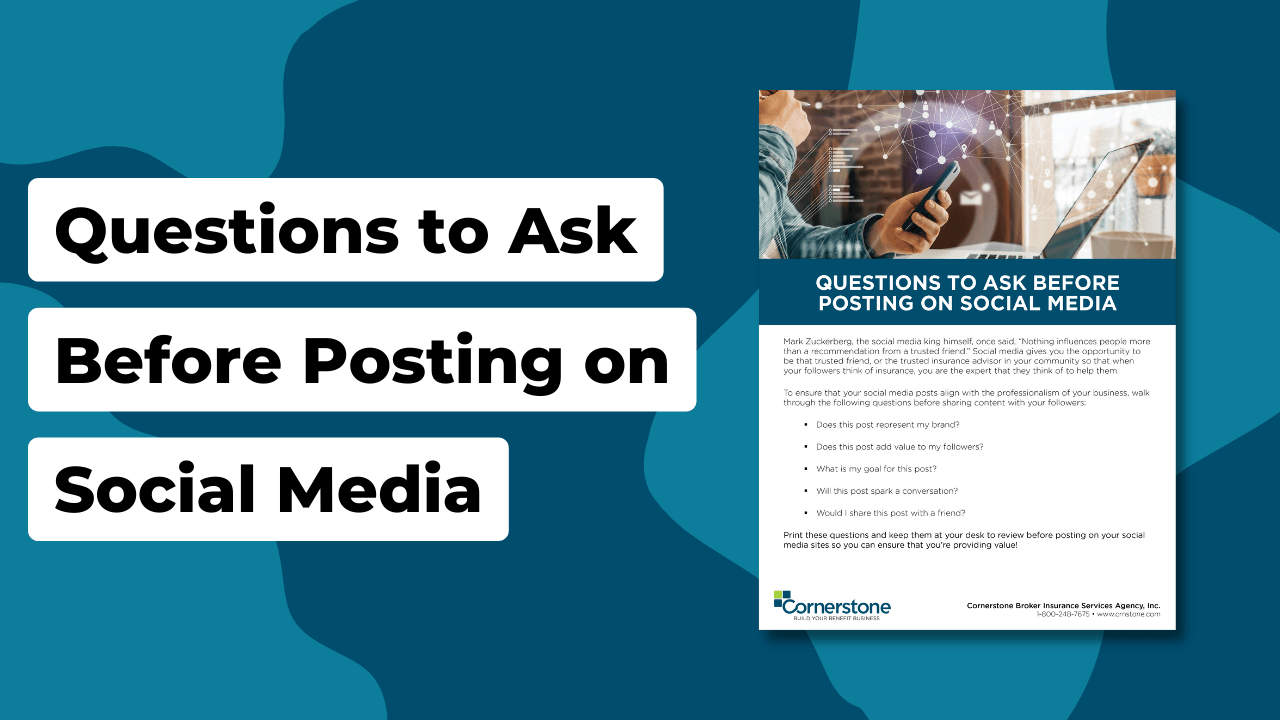 Questions to Ask Before You Post on Social Media - Cornerstone Broker ...